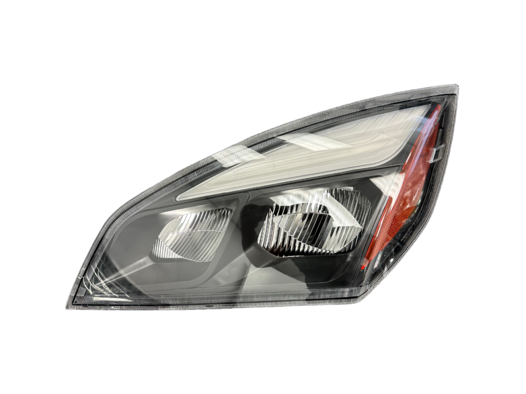 Freightliner Cascadia LED Headlight (2018+) | Black - TRUXCO INC