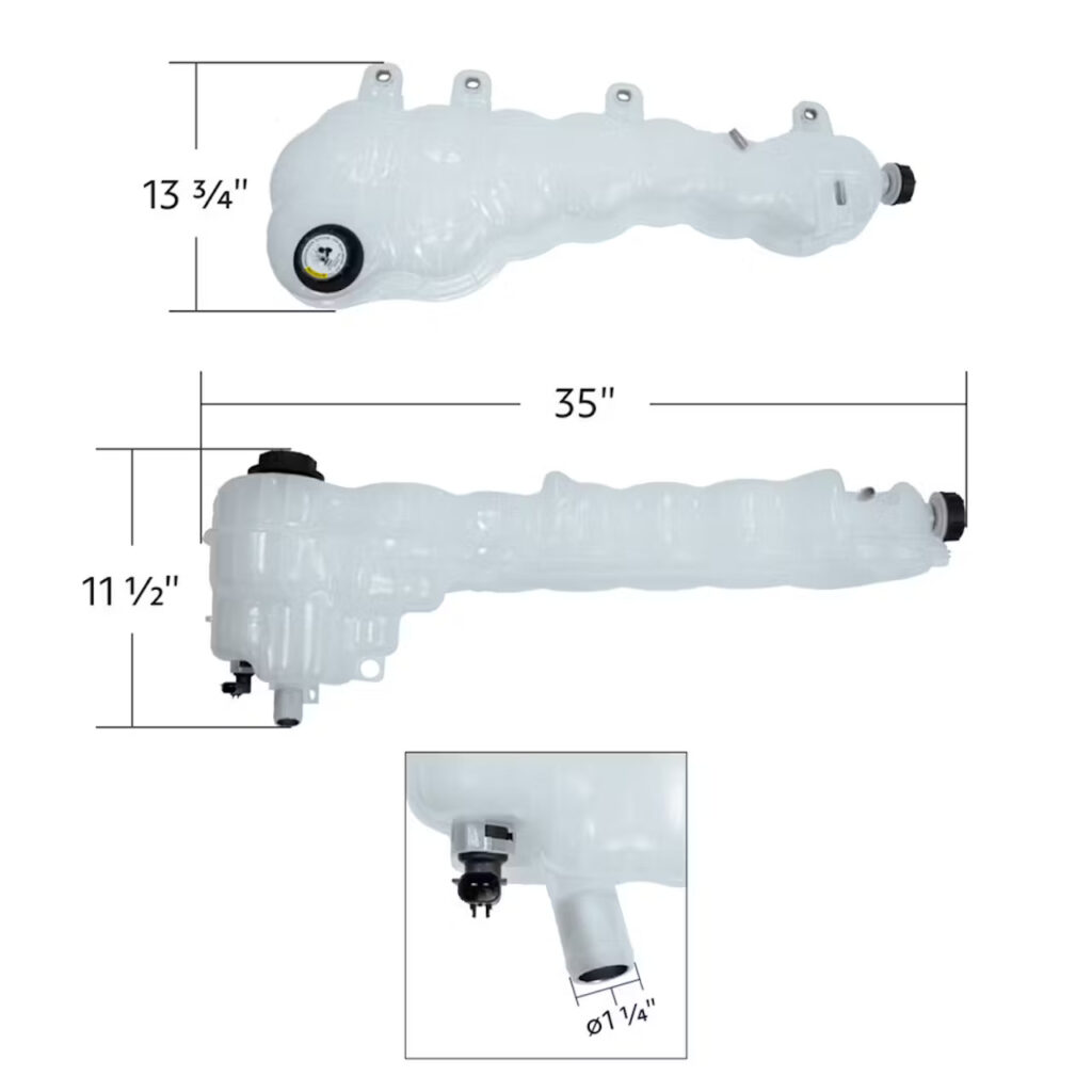 Freightliner Cascadia Coolant Tank - TRUXCO INC